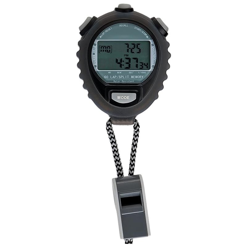 CREPHA Stopwatch Silent, waterproof, with clock function, countdown ... CREPHA Stopwatch Silent, waterproof, with clock function, countdown ...