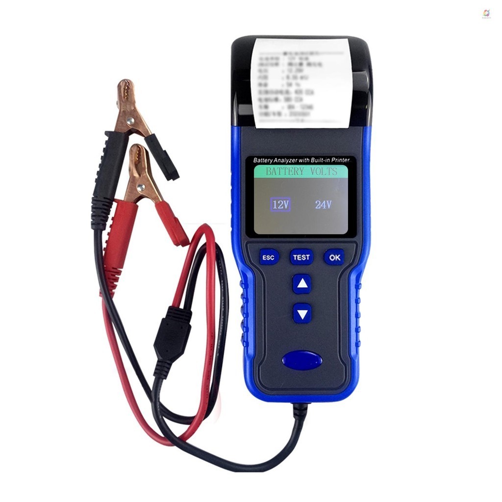 Kawath เครื่องวิเคราะห์แบตเตอรี่รถยนต์ หน้าจอสี พร้อมเครื่องพิมพ์ความ ...