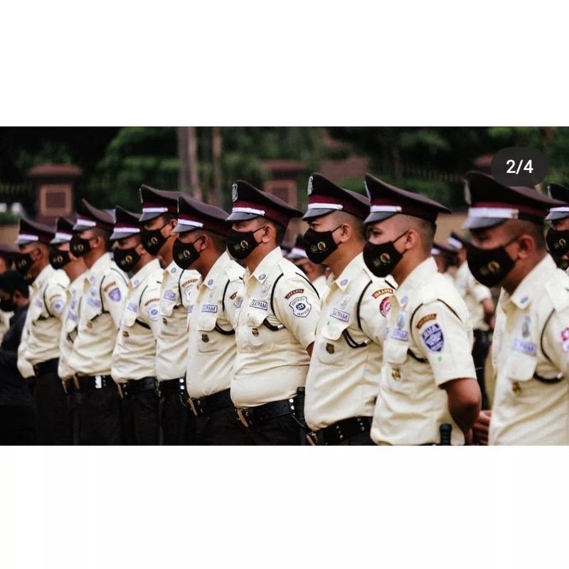 Minimal Rastoreshop Special PO Security Guard Uniform CREAM PDL PDH ...