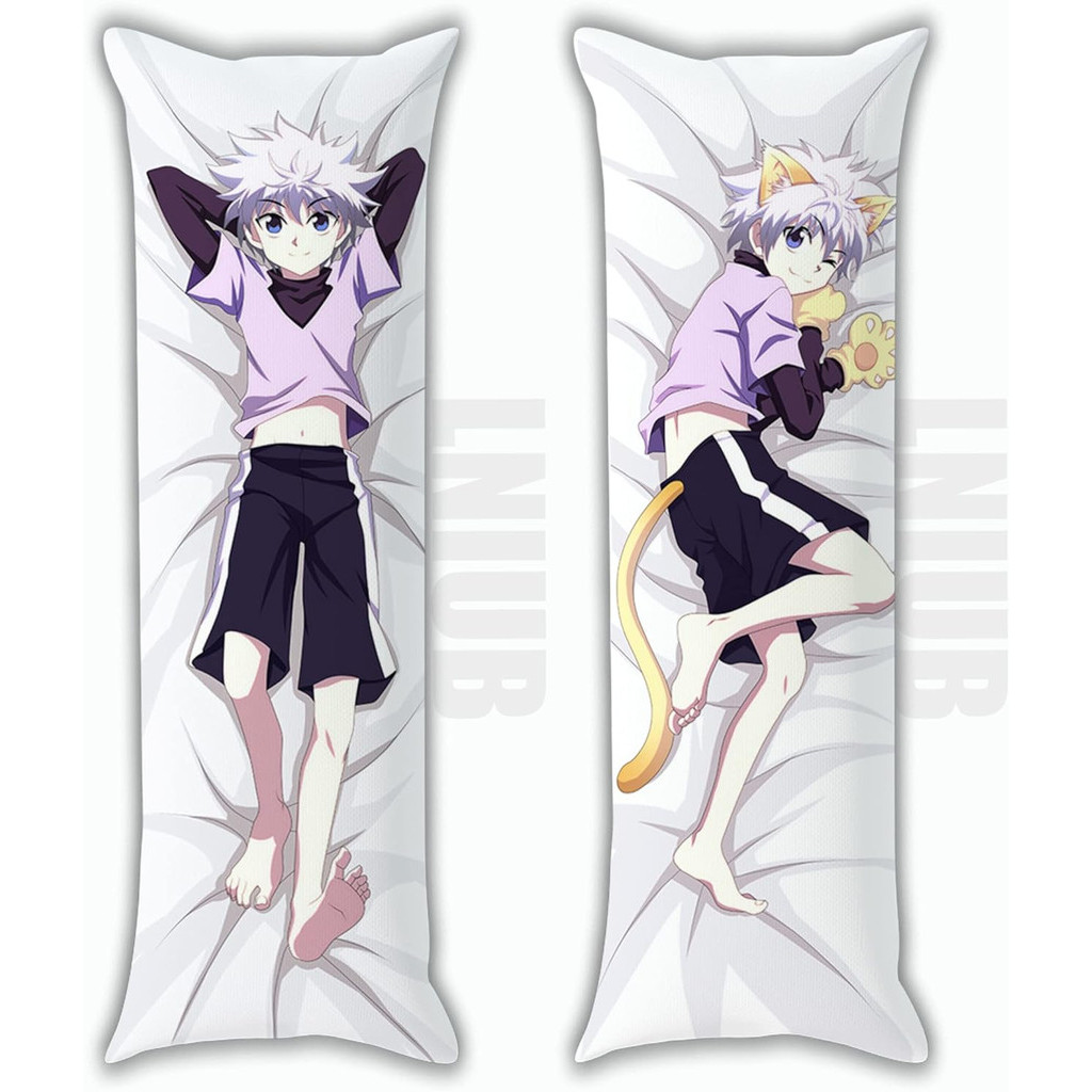 อะนิเมะตกแต่งหมอนhunterhunter Boy Killua Zoldyck Dakimakura 2-Sideพิมพ์ ...