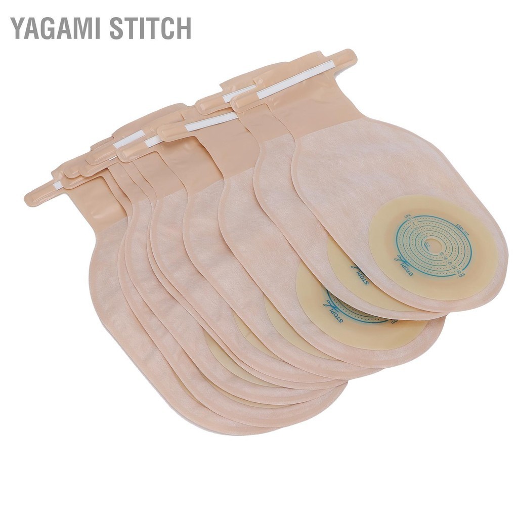 Yagami Stitch 10 ชิ้น One Piece ทิ้ง Ostomy กระเป๋า Colostomy Ileostomy ...