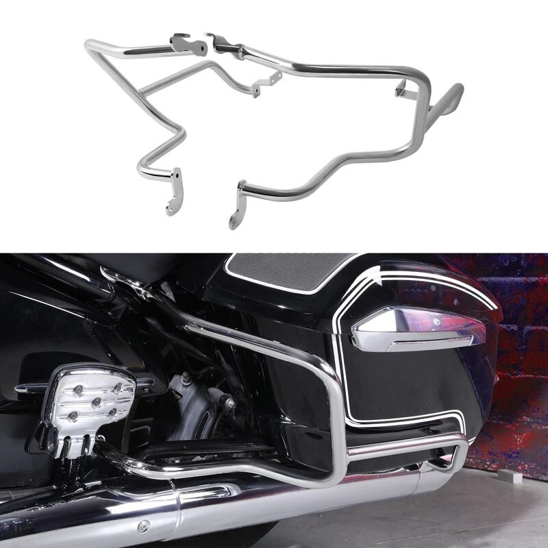 TC Motorcycle Saddlebag Crash Bars Rear Highway Protection For BMW R18 ...