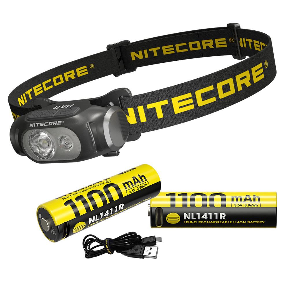 Nitecore HA11 UHE LED 240 Lumens ไฟหน้าวิ่งกลางคืนกลางแจ้งน้ําหนักเบา ...