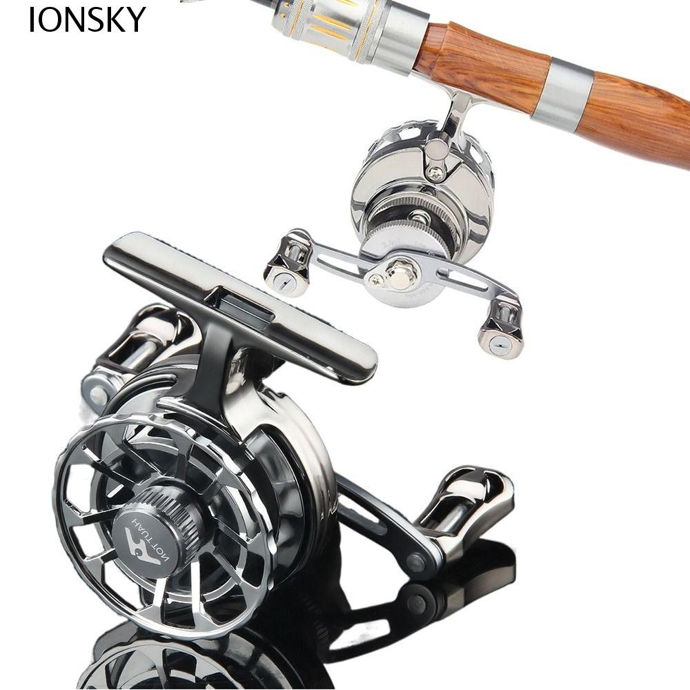 Ionsky รอกตกปลาน้ําแข็ง,ล้อตกปลาบินเรียบน้ําหนักเบา,ทนทาน 2.6:1 อัตราทด ...