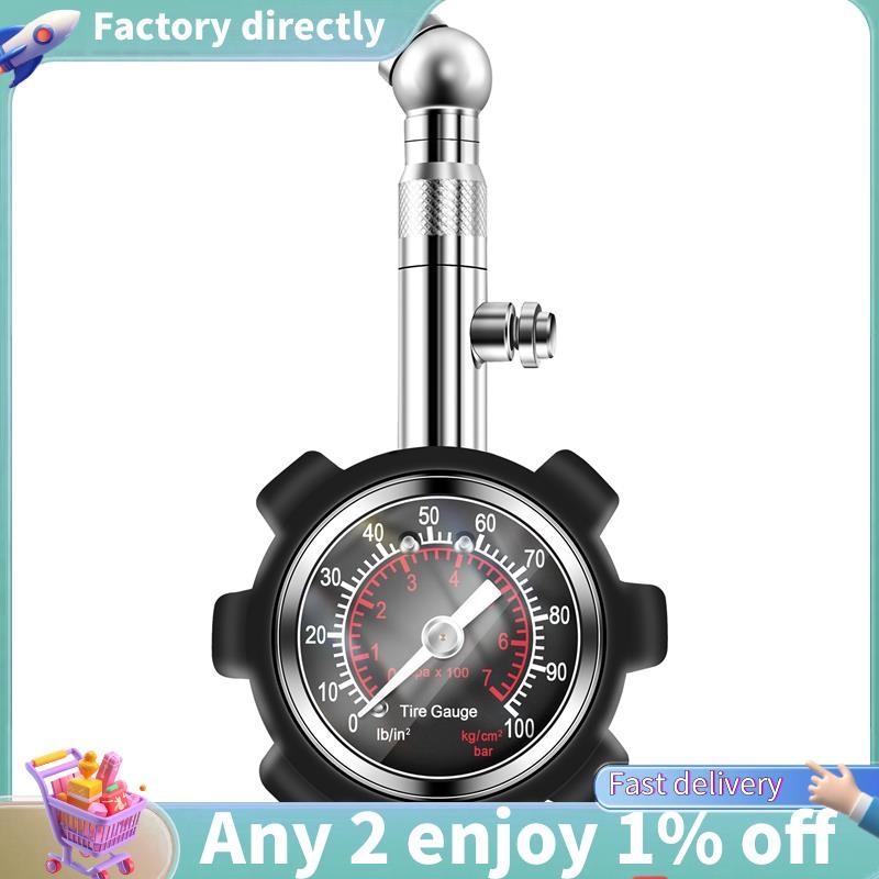 E7-car 100Psi เครื่องวัดความดันลมยางมัลติฟังก์ชั่นเครื่องวัดความดันยาง ...