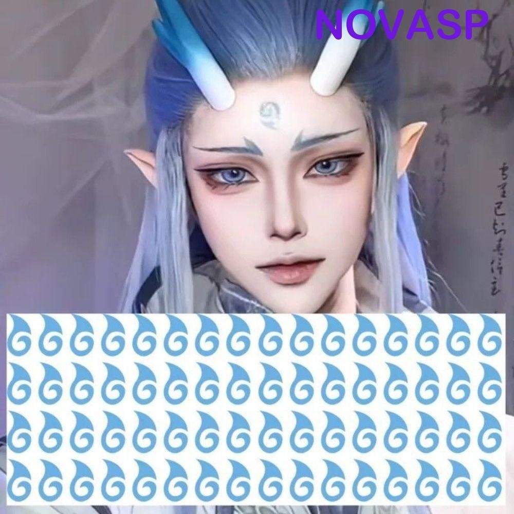 Novasp Ne Zha2 รอยสักชั่วคราว, Ao Bing คอสเพลย์ Props NeZha หน้าผาก ...