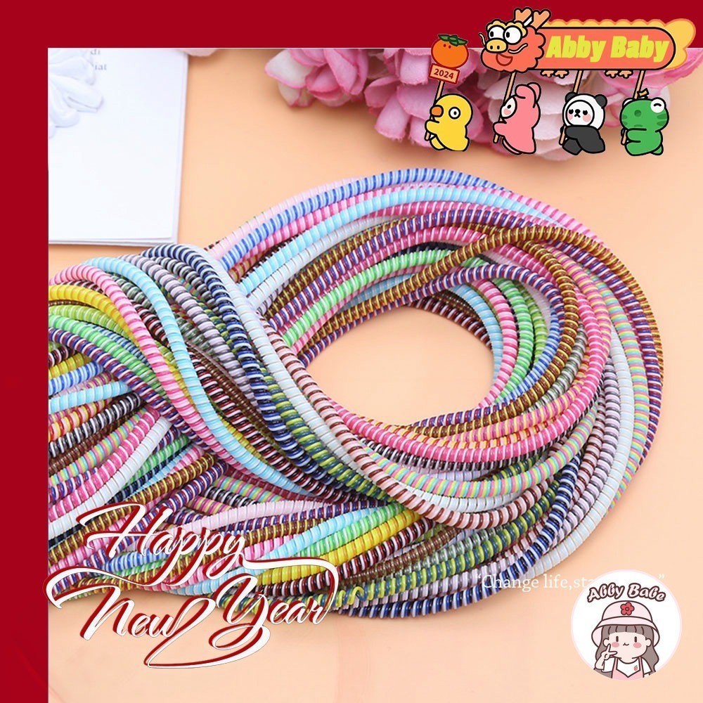 เกลียวถนอมสายชาร์จ USB TPU หลากสี | Shopee Thailand