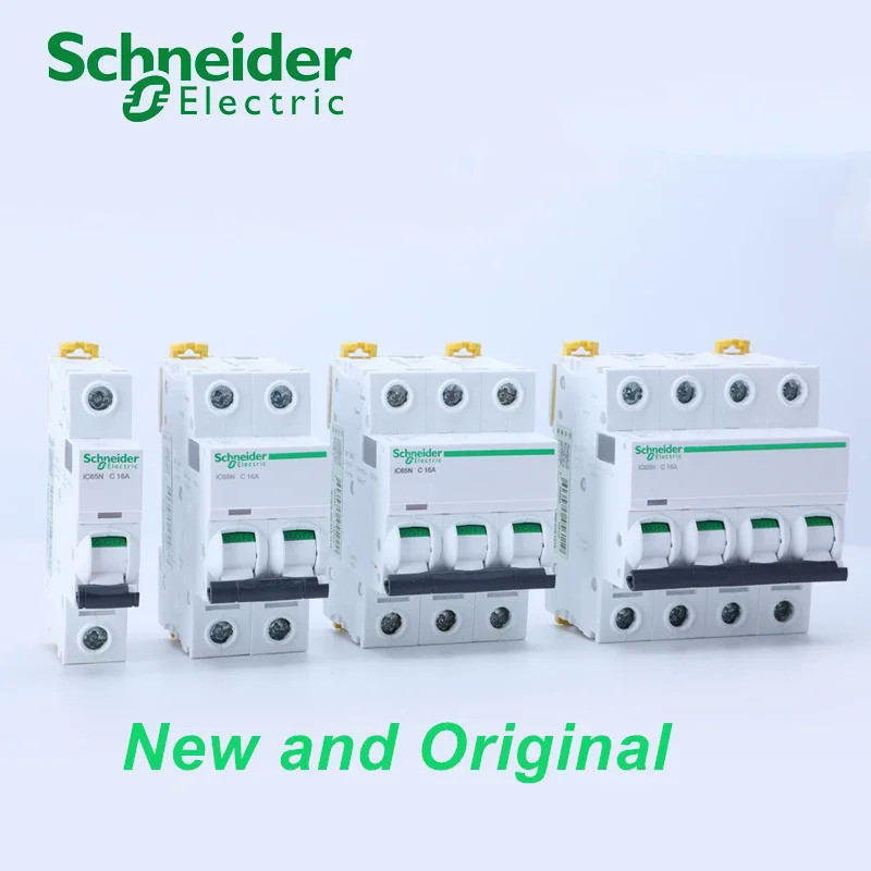 Schneider เบรกเกอร์วงจรไฟฟ้า Acti9 iC65N 1P 2P 3P 4P MCB C 1A 2A 4A 6A 10A 16A 20A 25A 32A 40A ...