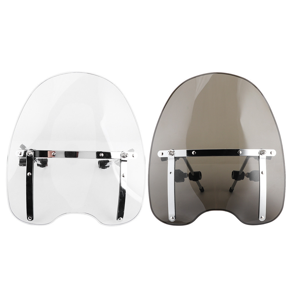 Motorcycle Windshield 22-25mm Handlebar Mounting Windscreen Fit for ...