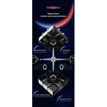 ของเล่น GAN 13 GAN 12 MagLev Frosted / UV Coated GAN Mirror UV Pyraminx ...