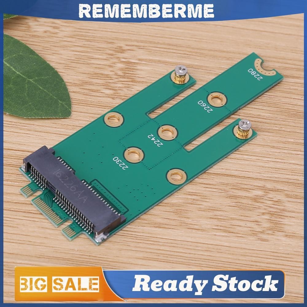 การ์ดแปลง M.2 B + Key เป็น mSATA Mini PCI-E SATA 3.0 SSD ตัวผู้ ...