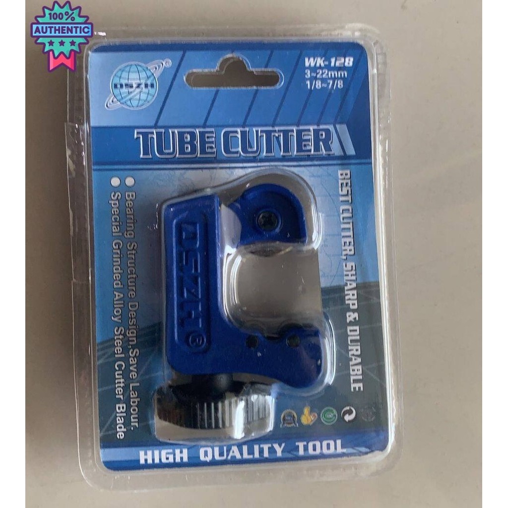 คัตเตอร์ คัตเตอร์ตัดท่อแอร์ ตัดท่อทองแดง DSZH รุ่น WK-128 คุณภาพดีมาก ตัดท่อขนาด 1/8"-7/8" 3มม ...