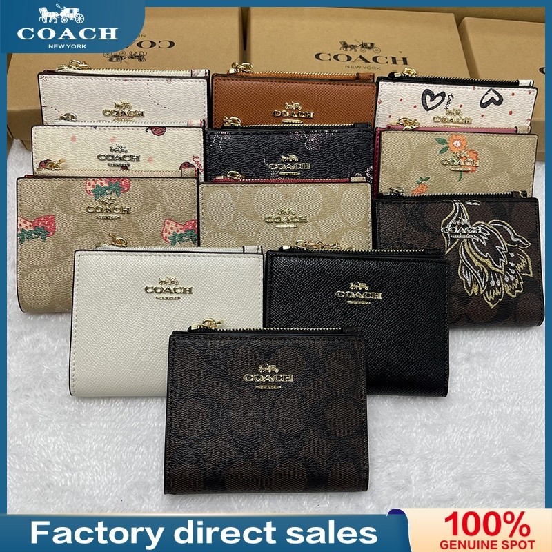 Snap Card Case 73876 78002 91199 91058 ผู้หญิง ใบสั้น กระเป๋าสตางค์ ...