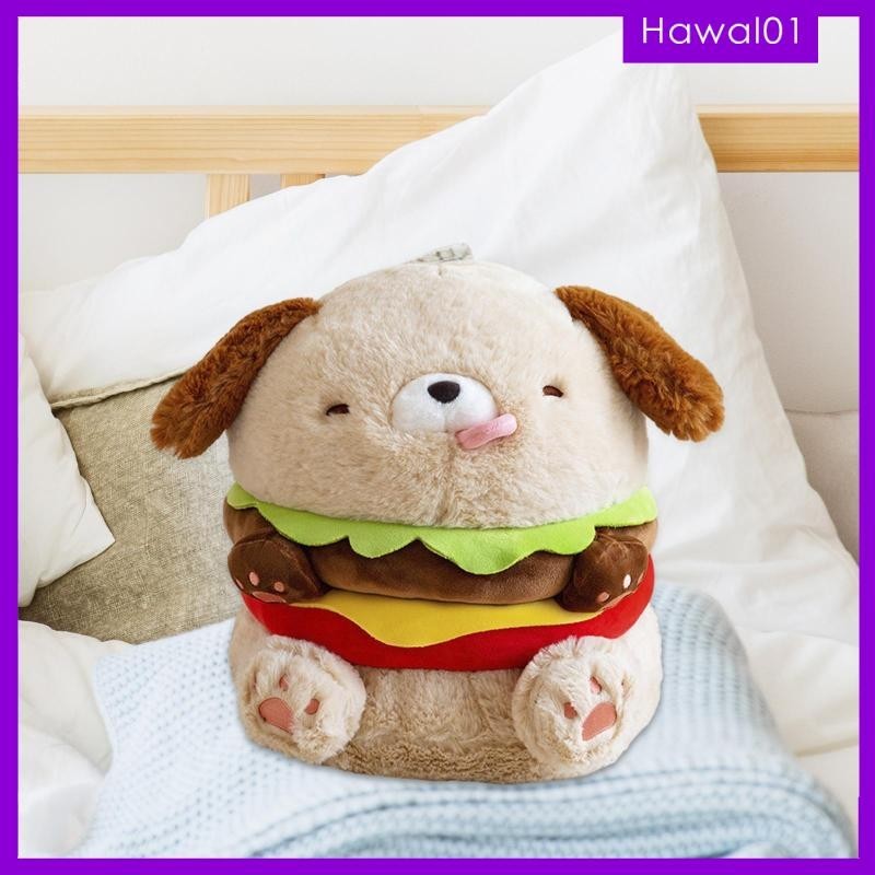 [Hawal] ของเล่นตุ๊กตาสุนัข แฮมเบอร์เกอร์ สําหรับตกแต่งวันเกิด วันหยุด ...