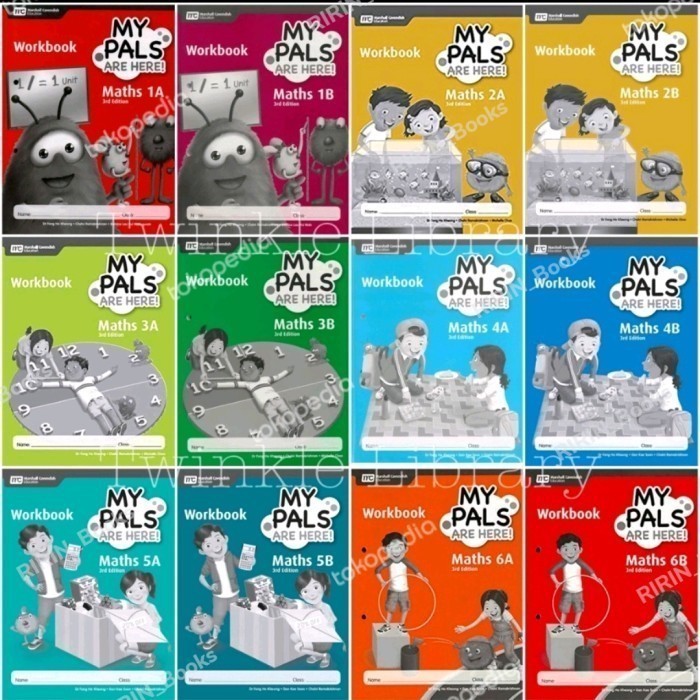 My Pals are Here สมุดทํางานคณิตศาสตร์ 1A 1B 2A 2B 3A 3B 4A 4B 5A 5B ...