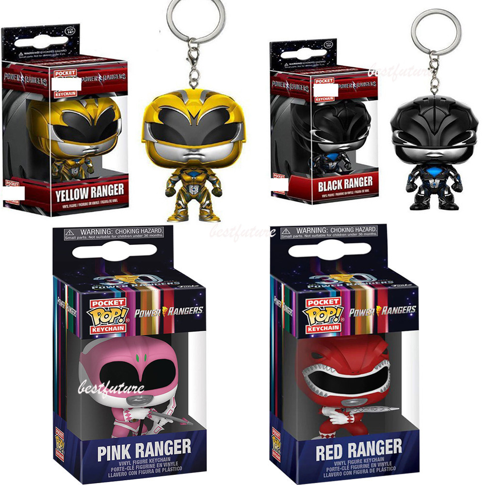 พวงกุญแจฟิกเกอร์ Funko Pop Power Rangers ของเล่นสําหรับเด็ก | Shopee ...