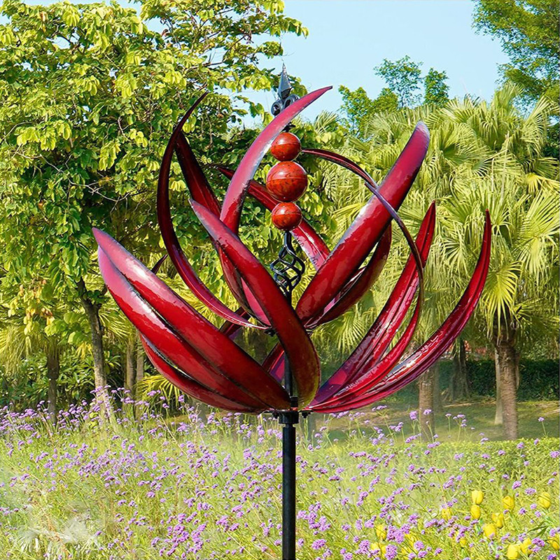[CLA] งานฝีมือกังหันลมโลหะใหม่ Harlow Wind Rotator 3D Gyro Windmill ...
