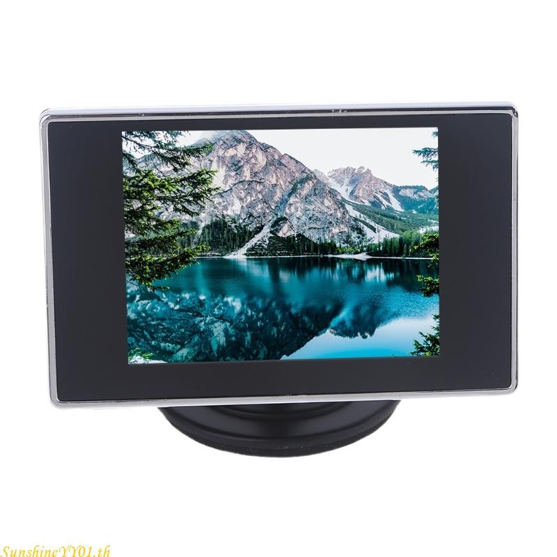 Sun 3 5 TFT LCD จอภาพสีหน้าจอ DVD VCD สําหรับกล้องมองหลังรถยนต์สํารอง ...