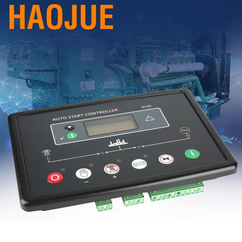 HaoJue OUMEFAR 8V-35V DSE6120 Deep Sea Generator Generator Controller โมดูล 6120 แผงควบคุม LCD ...