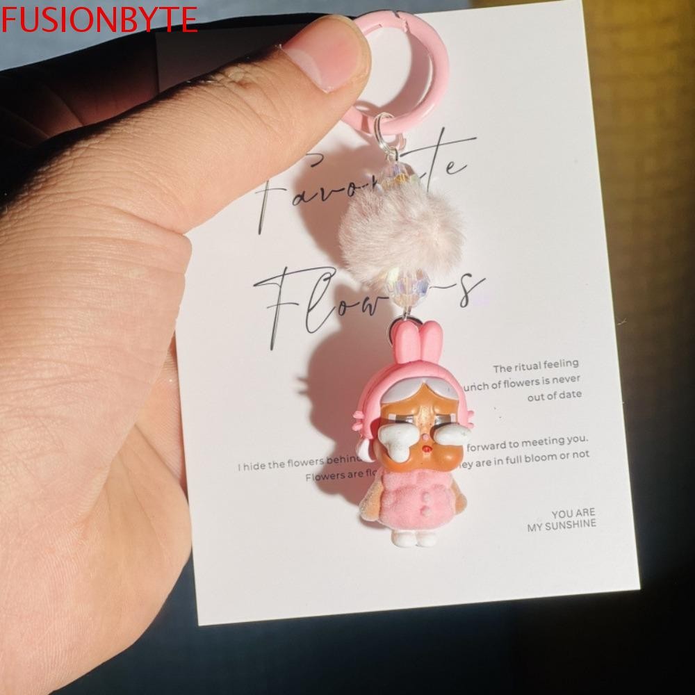 Fusionbyte Flocking Crybaby พวงกุญแจ, ซิลิกาเจลตุ๊กตาชุดตุ๊กตาพวงกุญแจ, น่ารัก Cross Dressing ...