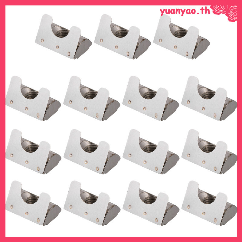 15 ชิ้น M8 ด้าย Nut Silver Nuts บล็อกยืดหยุ่น T-slot อลูมิเนียมโปรไฟล์ ...