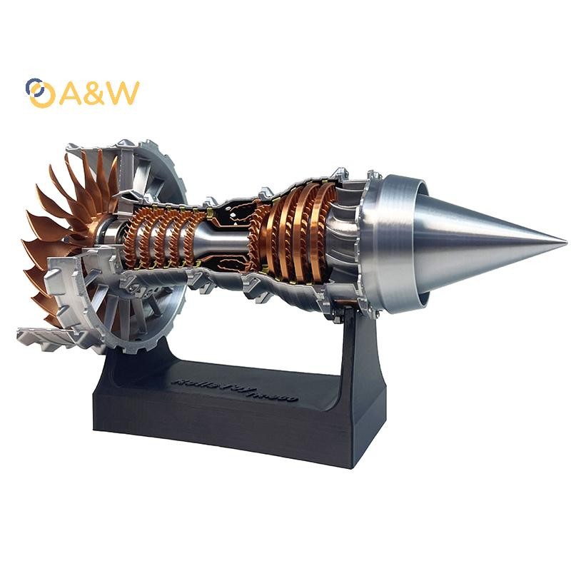 A&w Mini Turbofan เครื่องยนต์การบินรุ่นการทดลองวิทยาศาสตร์ Jet Engine ...