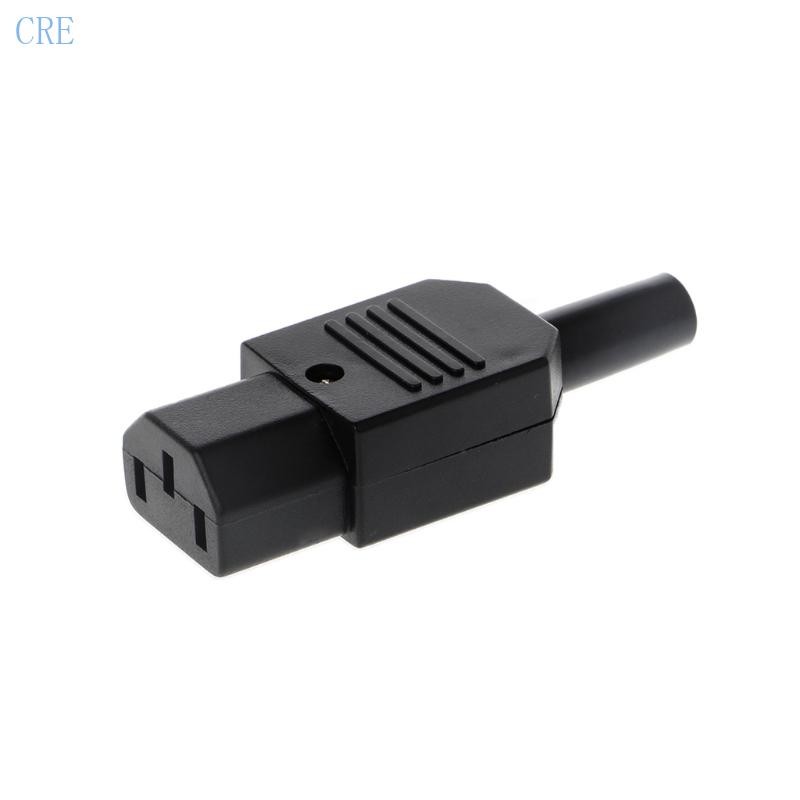 Cre IEC 320 C13 ปลั๊กหญิง Rewirable Power Connector 3 พินซ็อกเก็ต 10A ...