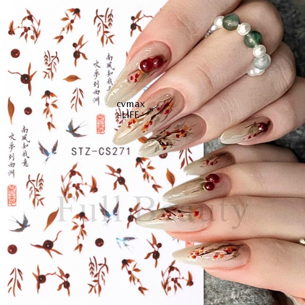 Cymx สติกเกอร์ไม้ไผ่ ลายตัวอักษรจีน สีแดง ติดทนนาน คุณภาพสูง สําหรับตก ...