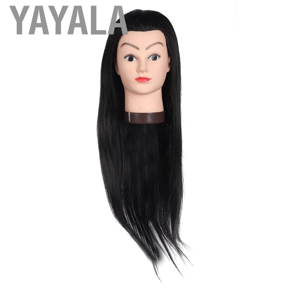 Yayala Professional Hairdressing Training Tool Colorful Wig Dummy ...