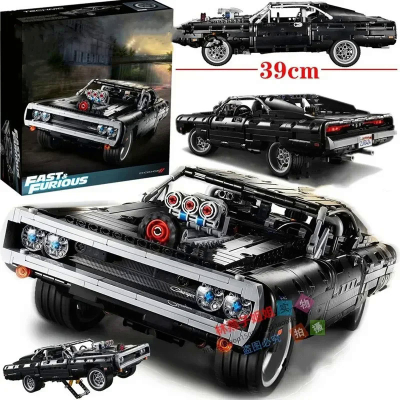 Technical Car Dodge Charger Racing car Building Blocks Model 42111 ...