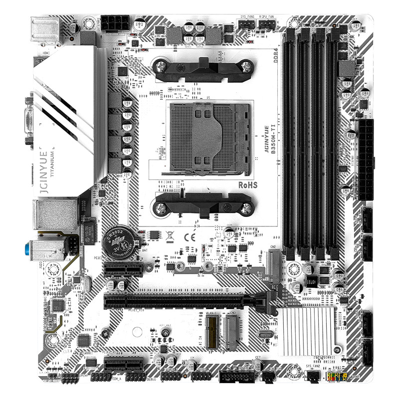 จัดส่งตลอด 24 ชั่วโมง JGINYUE mainboard B350M เมนบอร์ดหน่วยความจํา AM4 ...