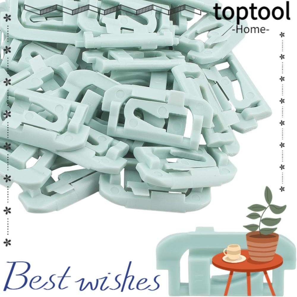 Toptool คลิปติดกระจกมองหลัง ไนล่อน สีฟ้า สําหรับรถยนต์ 40 ชิ้น | Shopee Thailand
