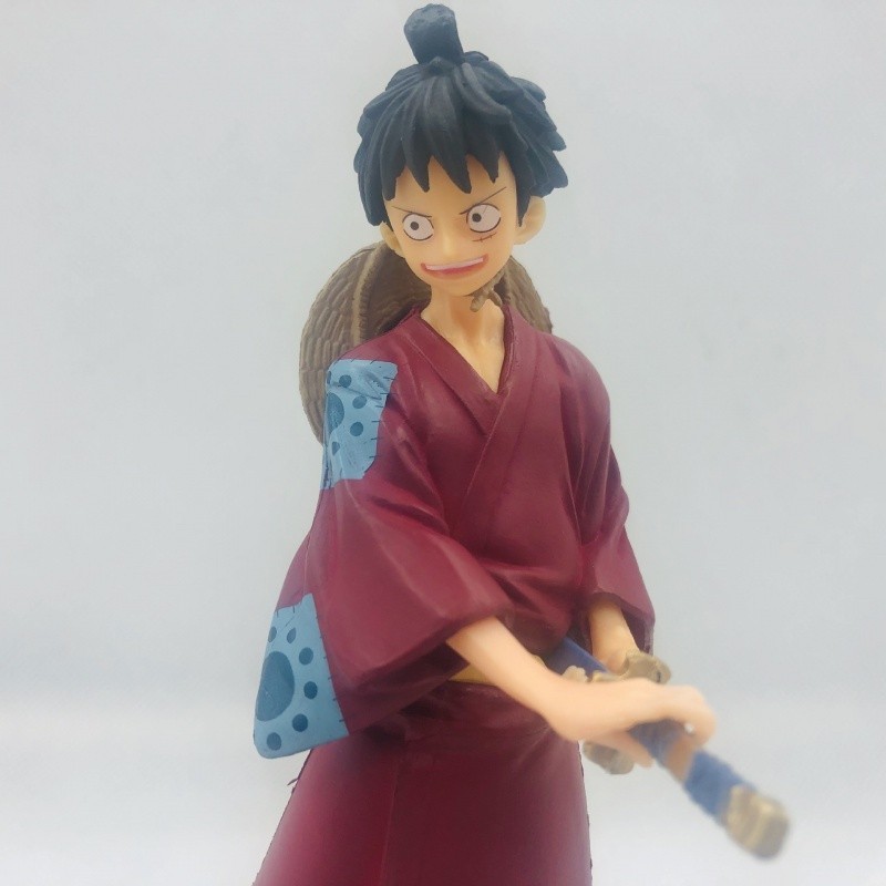 ฟิกเกอร์อนิเมะ one piece and the country kimono luffy samurai stance ...