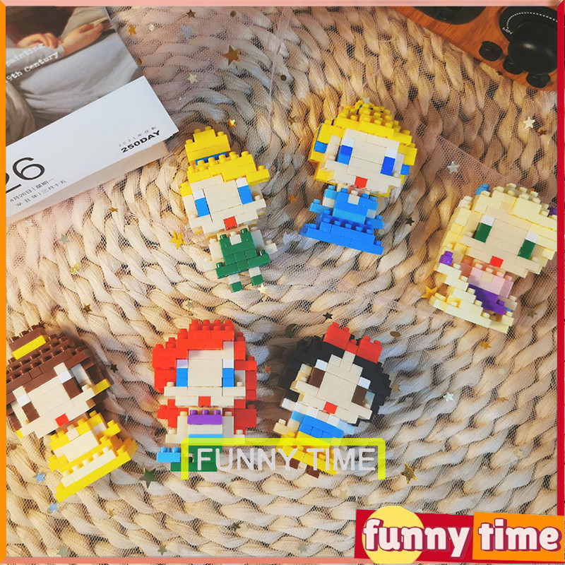 ⭐จัดส ่ งภายใน 24 ชม⭐Nano Block Princess Series Building Block Ariel ...
