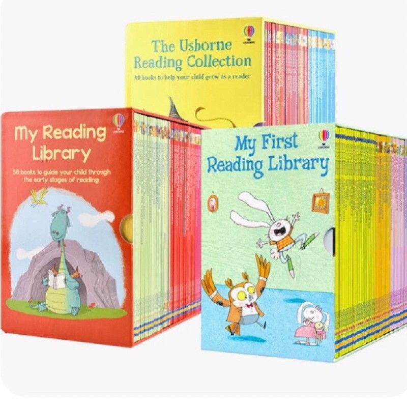 My First/Second Library Book Usborne + Usborne Phonics Readers Box Set ...