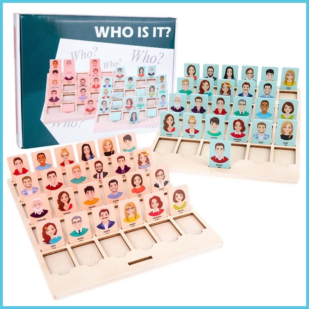 Guessing Who I Am Board Game สําหรับผู้เล่น 2 คน เกมการ์ดเดาคําถามอย่าง ...