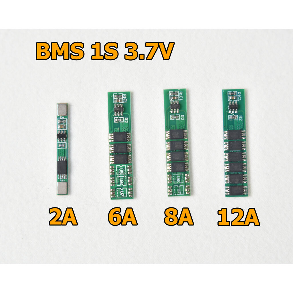 BMS 1S 3.7V 4.2V โมดูลบอร์ดป้องกันการชาร์จแบตเตอรี่ลิเธียม บอร์ดควบคุม ...