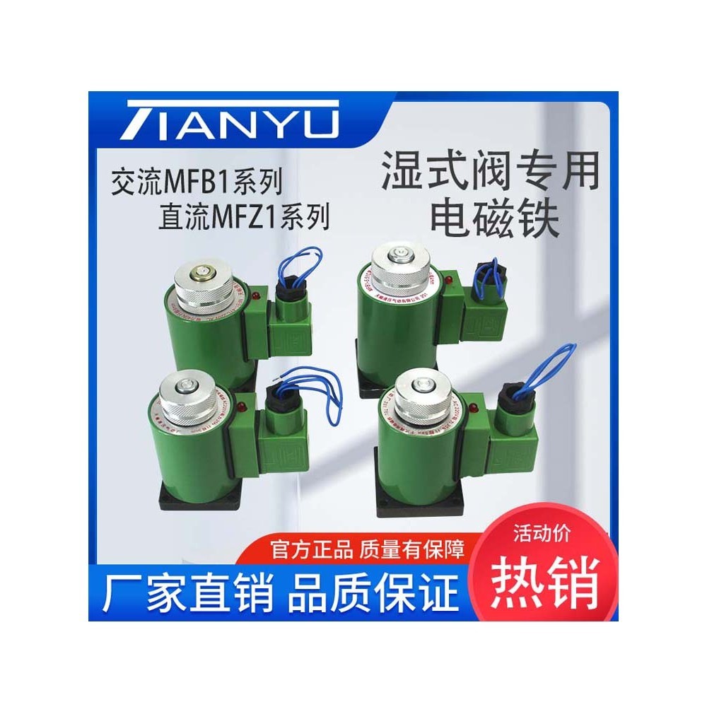 Tianyu ไฮดรอลิกโซลินอยด์วาล์ว MFB1/MFZ1-2.5/3/4/5.5 YC คอยล์ AC220 ...
