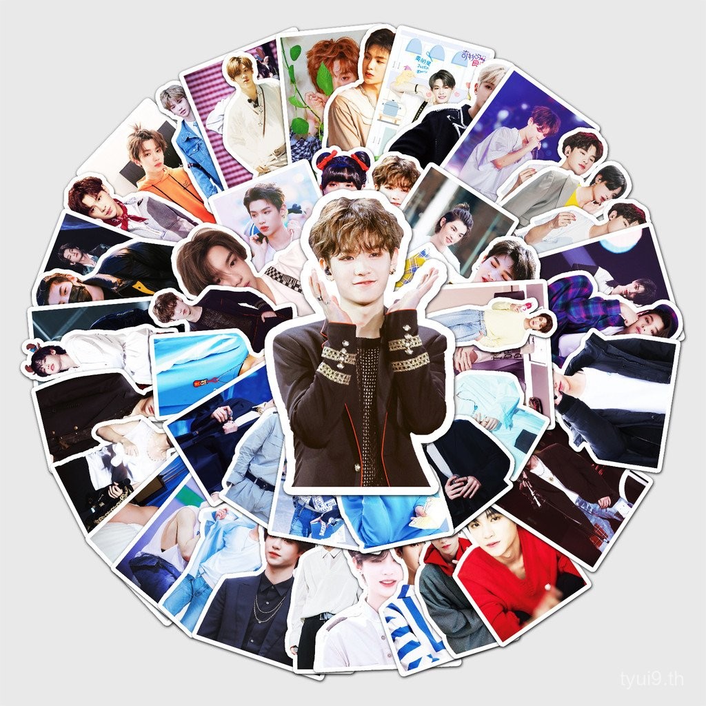 50ชิ้น Huang Minghao justin กราฟฟิตีบุคลิกภาพดาวอุปกรณ์ต่อพ่วง Guka ...