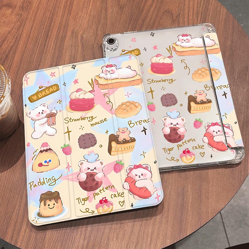 เหมาะสําหรับ iPad เคสป้องกัน TPU พับ Air 6 Air 1 Gen 5 Air 3 Air 4 Air ...