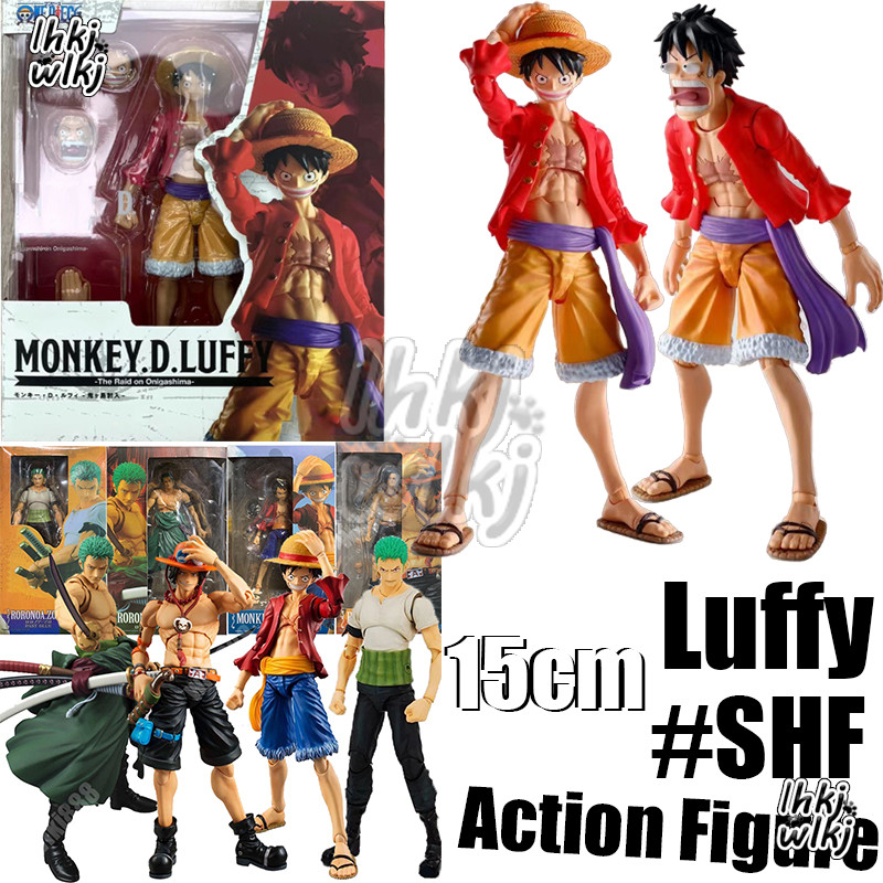 Shf ฟิกเกอร์ ONE PIECE Luffy The Raid on Onigashima S.H.Figuarts Monkey ...