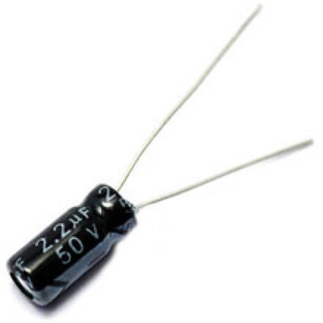 C Capacitor 2.2uF (5ชิ้น) เลือกโวลต์ (V) ได้ ตัวเก็บประจุ อิเล็กโทรไลต์ ...