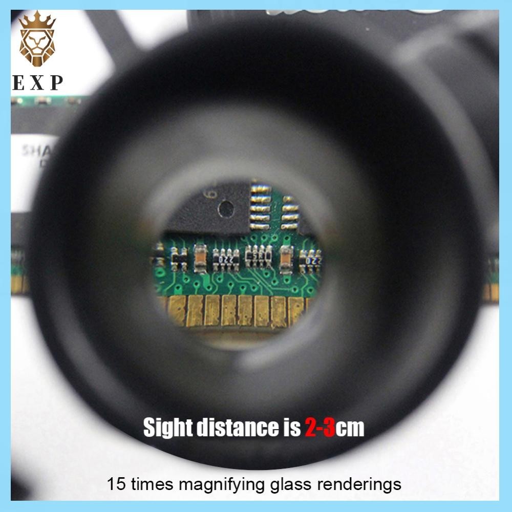 [explosion1.th] แว่นขยาย มีไฟ LED 8X 15X 23X | Shopee Thailand