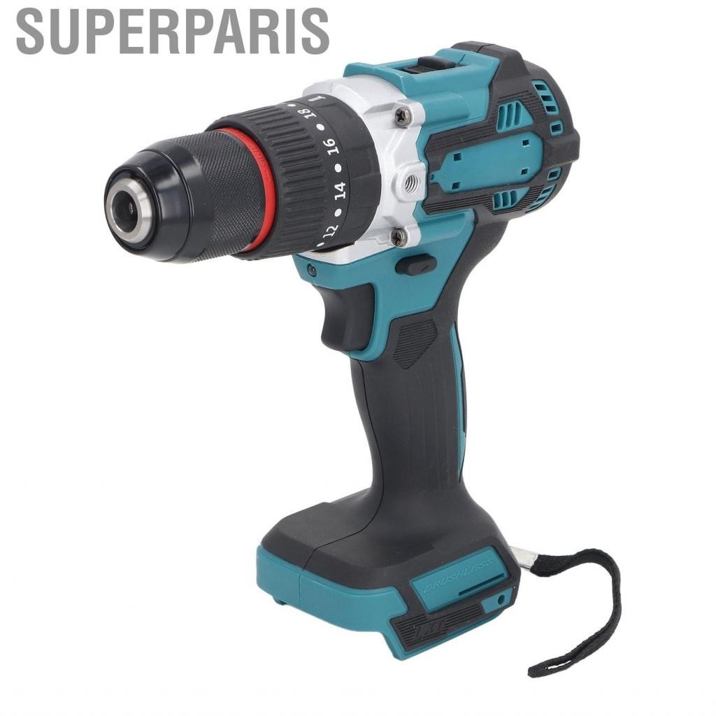 Superparis Impact Driver 2 Variable Speed Cordless Drill with LED Light ...