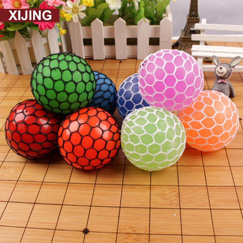 Jfmm XJ- ลูกบอลตาข่ายบีบองุ่น บรรเทาความเครียด บรรเทาความเครียด 1 ชิ้น ...