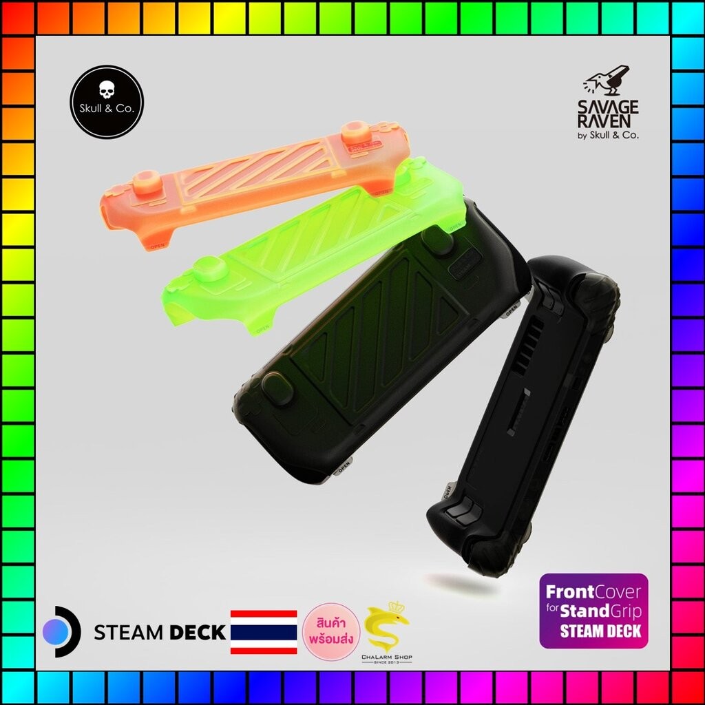 Skull & Co. The HardShell Front Cover for Steam Deck LCD/OLED StandGrip ...