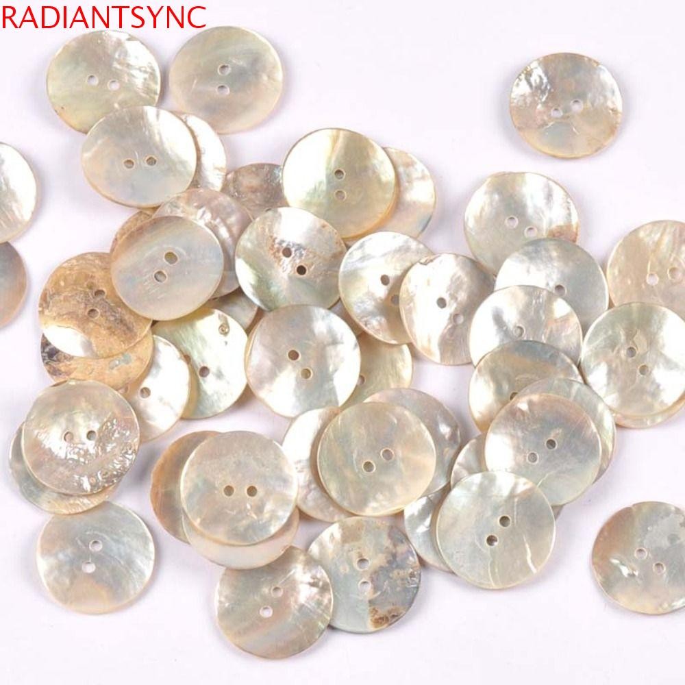 Radiantsync Shell ปุ่ม 2 หลุม Lustrous คาร์ดิแกนธรรมชาติที่ละเอียดอ่อนตกแต่งเครื่องแต่งกาย ...