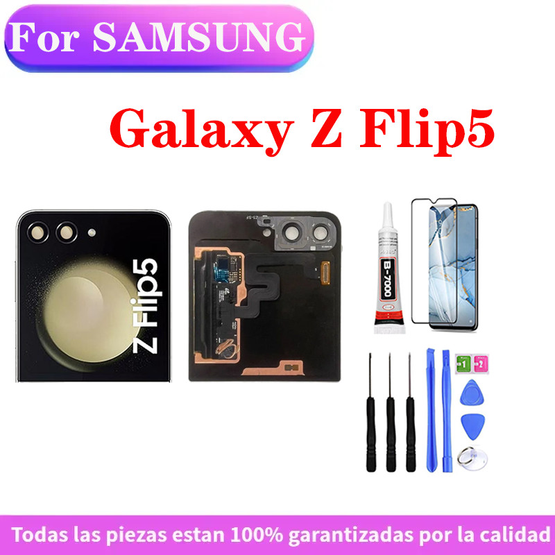 สําหรับ Samsung Galaxy Z Flip5 Z Flip 5 หน้าจอภายนอก Lcd SM-F731B, SM-F731B/DS, SM-F731U, SM ...