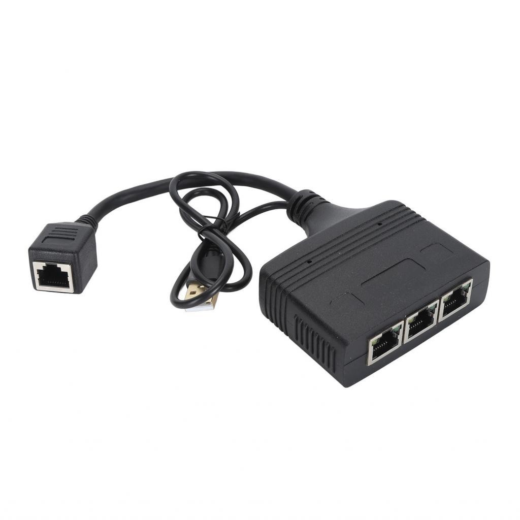 Gigabit Ethernet Splitter Network LAN Adapter 1000Mbps Safe Stable ...
