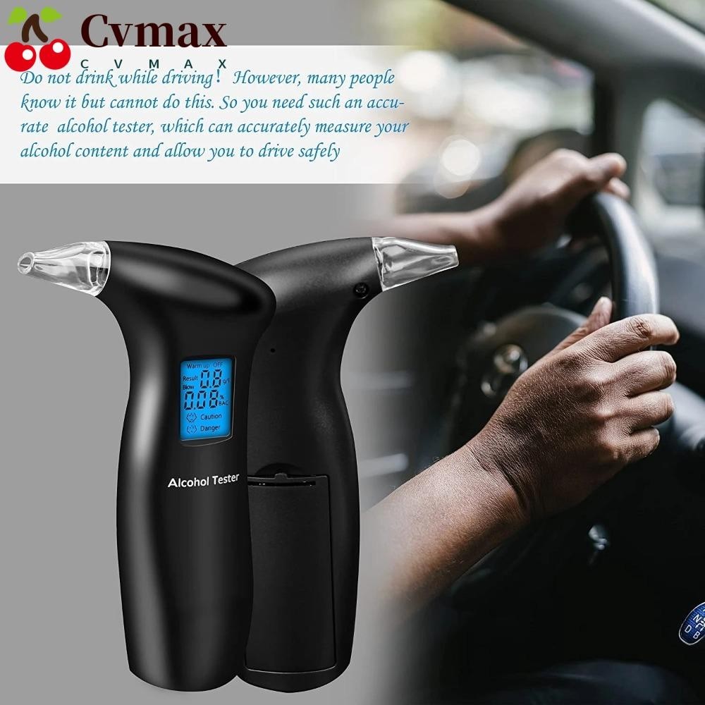 Cvmax เครื่องทดสอบแอลกอฮอล์แอลกอฮอล์ ไฟแบ็คไลท์ LCD แบบพกพา | Shopee Thailand